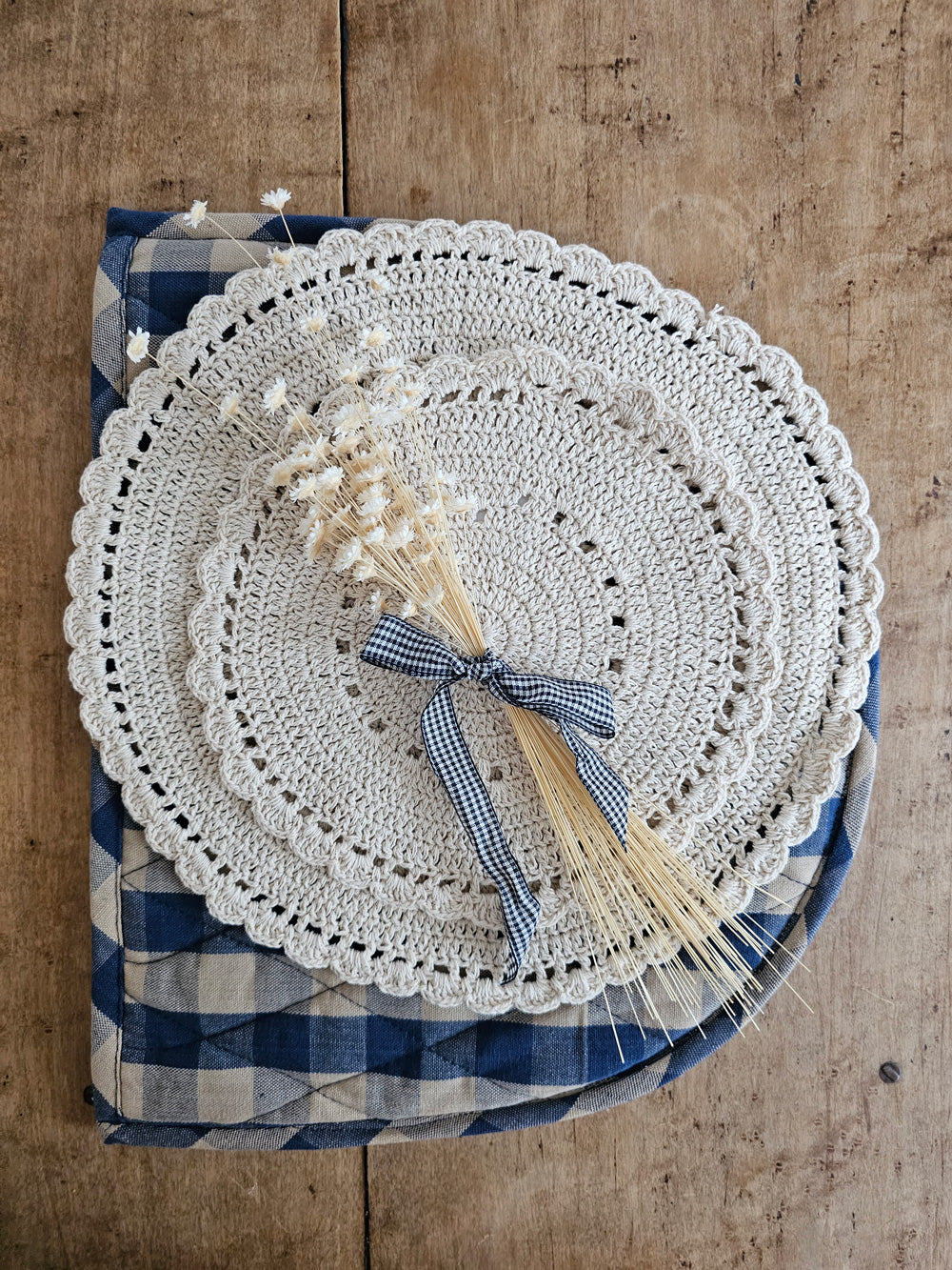 Crochet Doily Set of Two - Farmhouse Wares