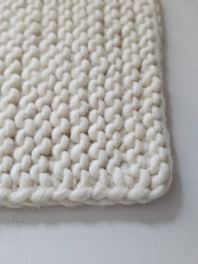 Knitted Wool Dish Drying Mat - Farmhouse Wares