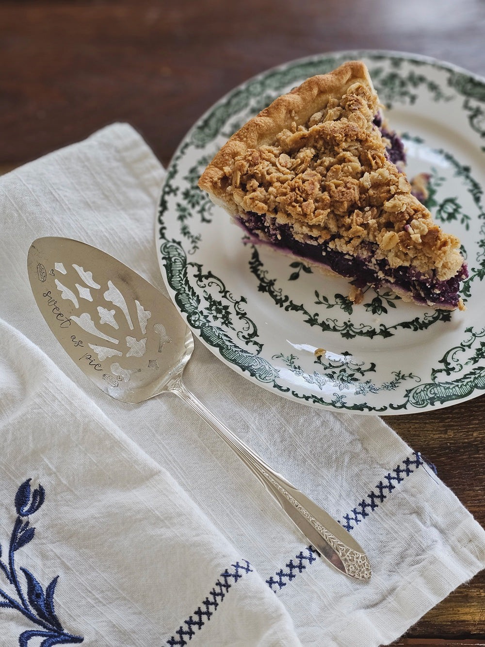 Sweet As Pie Vintage Pie Server - Farmhouse Wares